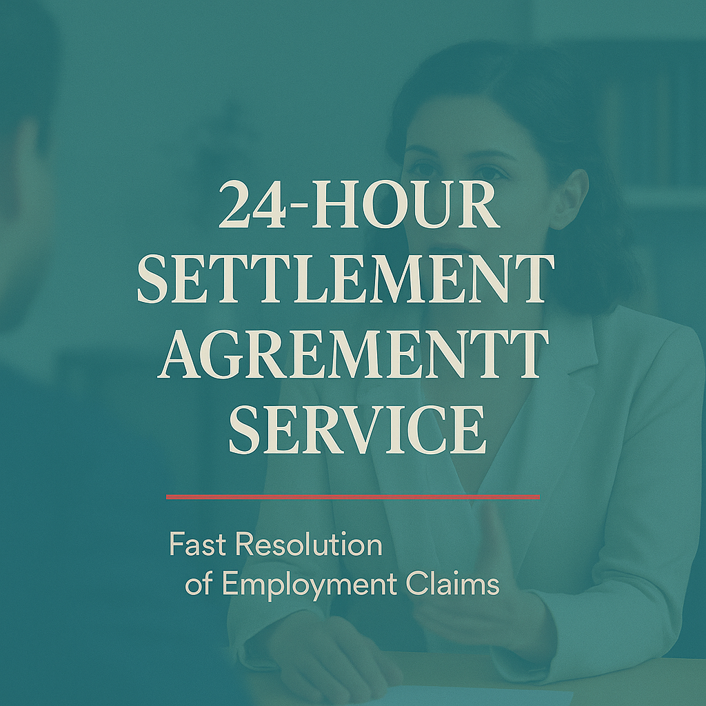 24-Hour Settlement Agreement Solicitors | Fast Advice | Wildings