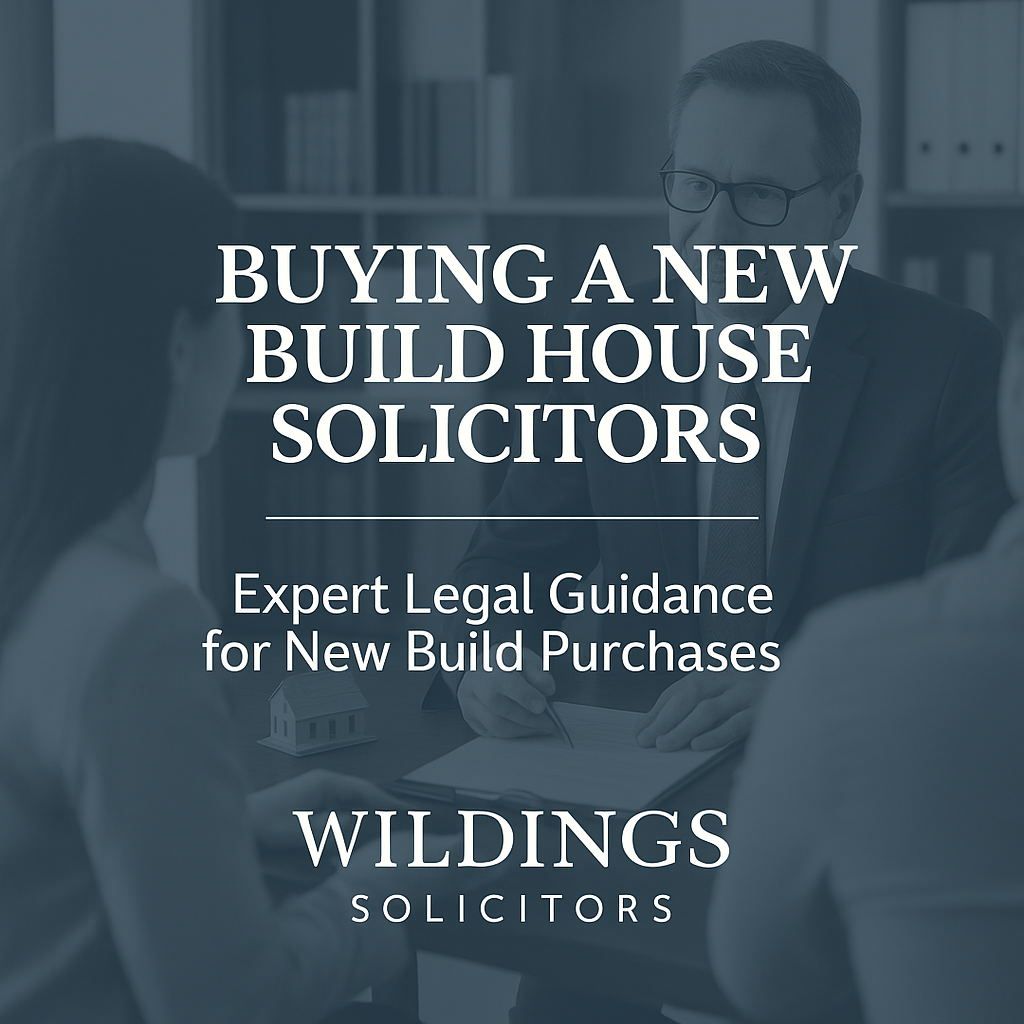 Buying a New Build House Solicitors - Wildings Solicitors